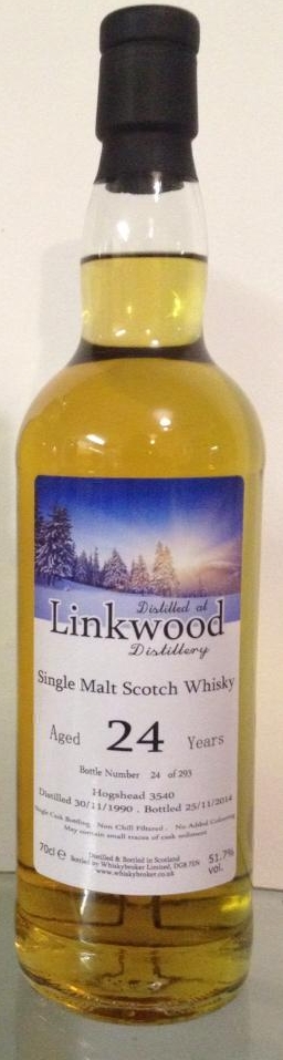 Whisky Review & Tasting Notes: Linkwood 24 Year Old (Whisky Broker ...